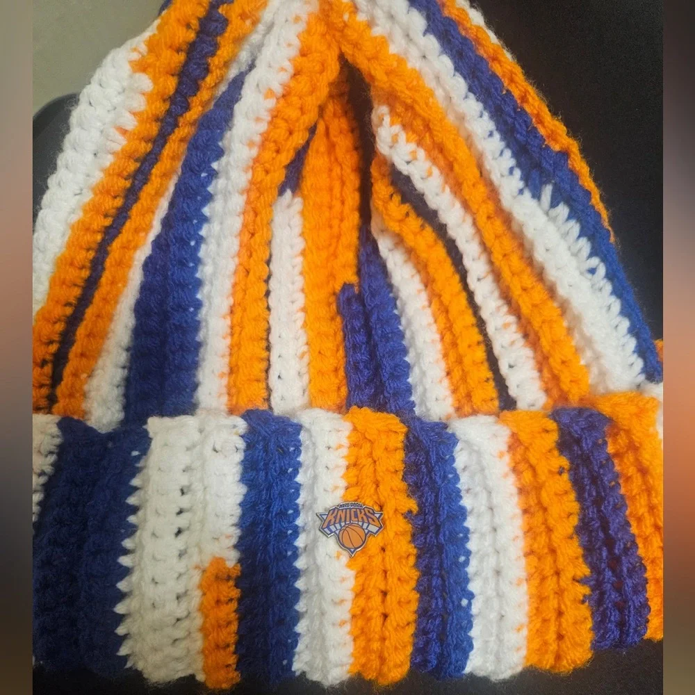 Accessories | Kids New York Knicks Crochet Beanie With Knicks Pin Not ...
